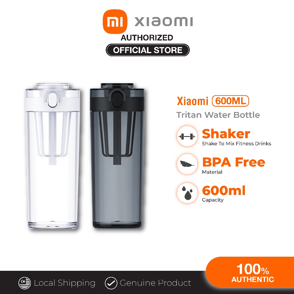 Xiaomi Tritan Water Bottle 600ml volume/BPA-free/Portable/Tea strainer/Shake drink/Heat ...