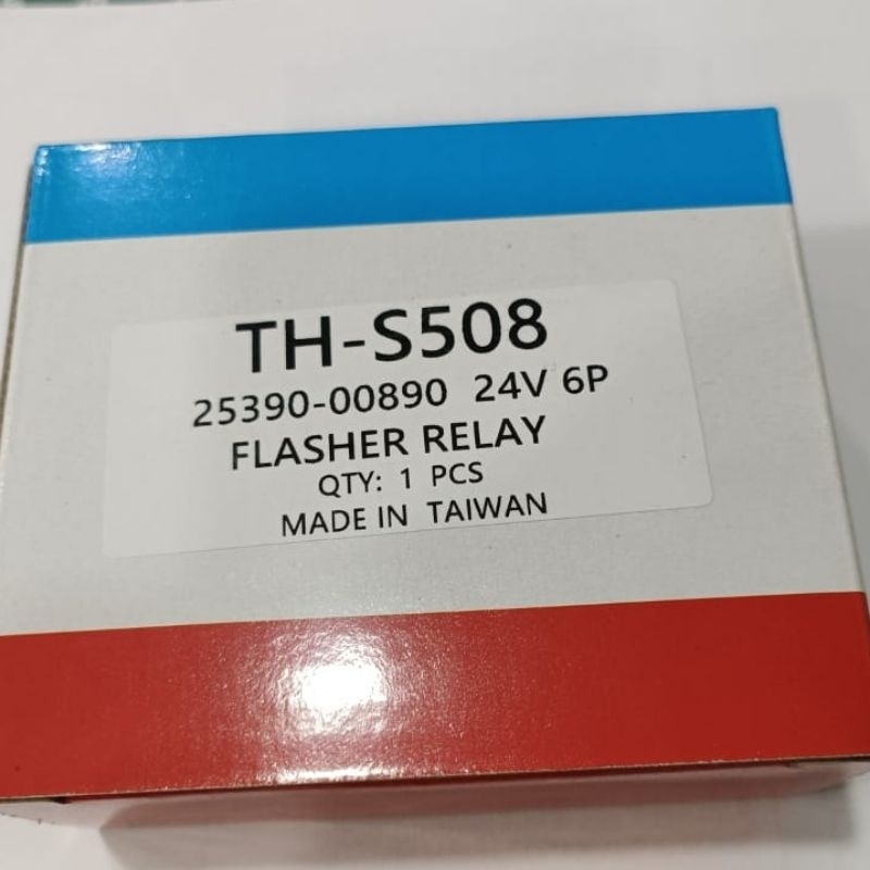 TH-S508 FLASHER UNIT 6PIN 24V NISSAN UD TRUCK CW520 TH-S508 181988-0078 ...