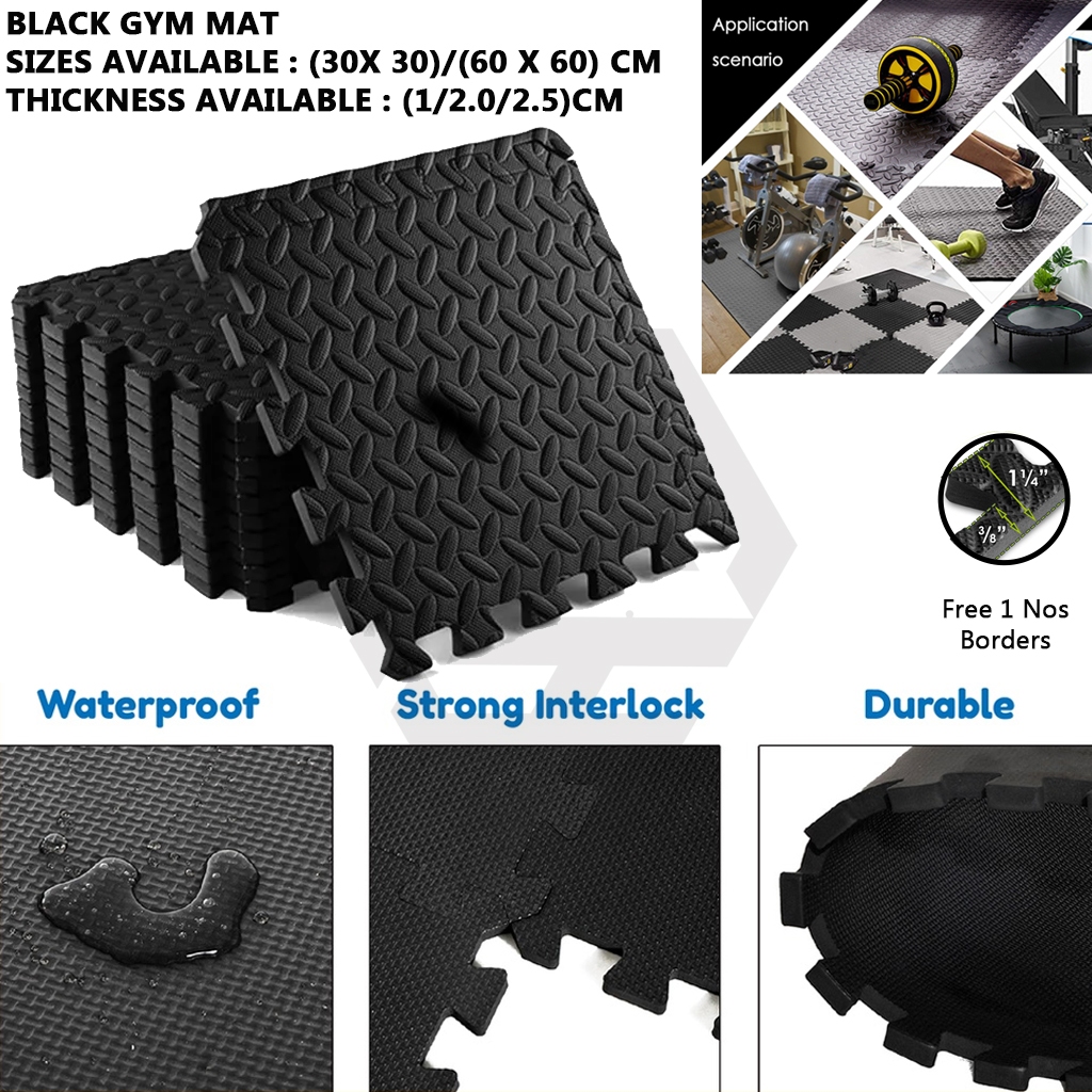3H (60x60/30x30) Tikar Gim Puzzle | Puzzle Gym Mat & Floor Mat ...