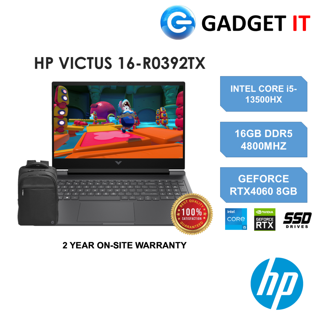 HP VICTUS 16-R0392TX GAMING LAPTOP (I5-13500HX,16GB,512GB SSD,16.1" FHD ...