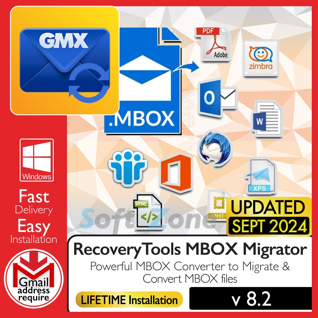 RecoveryTools MBOX Migrator 8.2 - Powerful MBOX Converter to Migrate ...