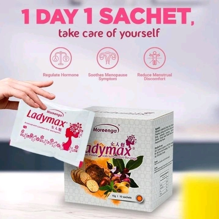 Ladymax Natural Plant Hormone Beauty Drink (10Packs) | Shopee Malaysia