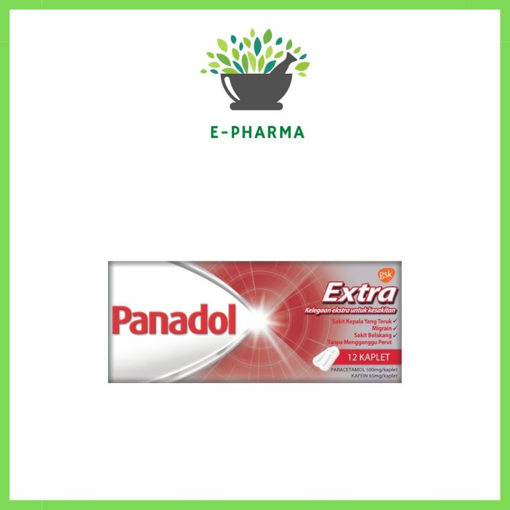 PANADOL Extra Caplet 12’S | Migraine, Headache, Backache and Toothache ...