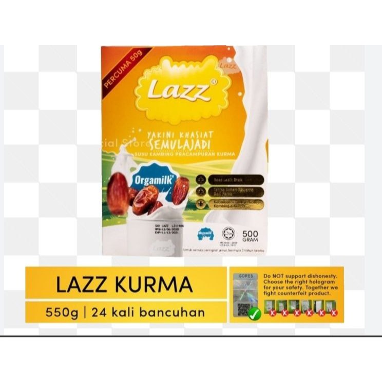 LAZZ SUSU KAMBING PRACAMPURAN KURMA 500g+50g | Shopee Malaysia