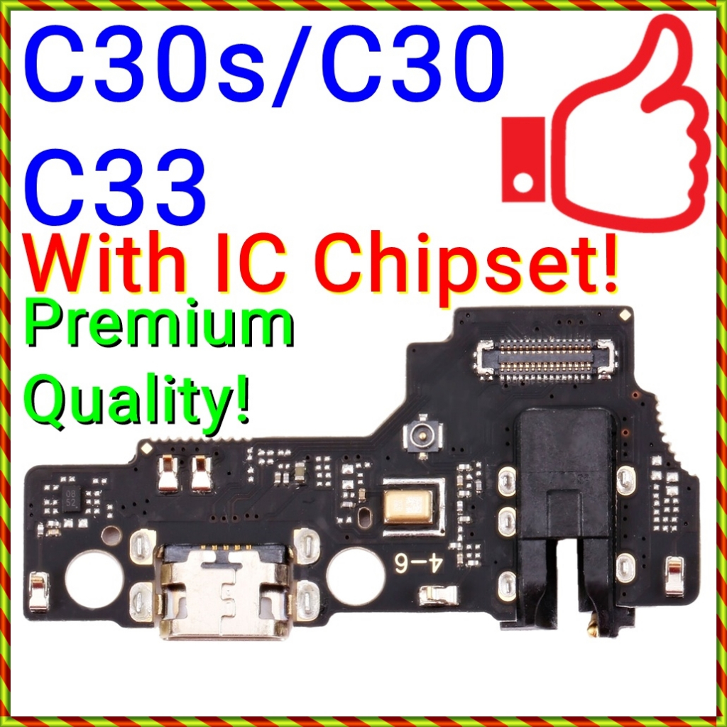 NEW ORI Charging Port IC SUB Board MIC Microphone Ribbon Realme C33 ...