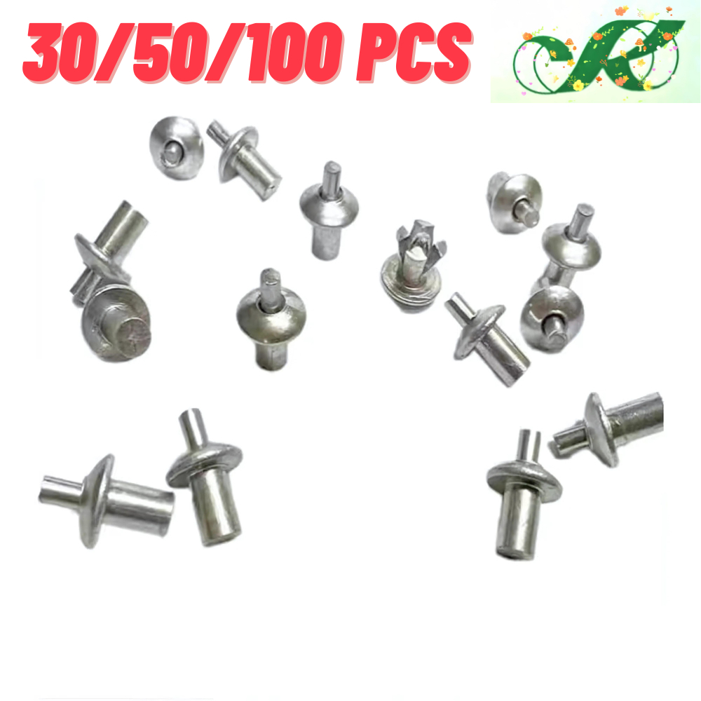 50/100pcs M5 Hammer Drive Tapping Expansion Screw Aluminum Alloy Nail ...