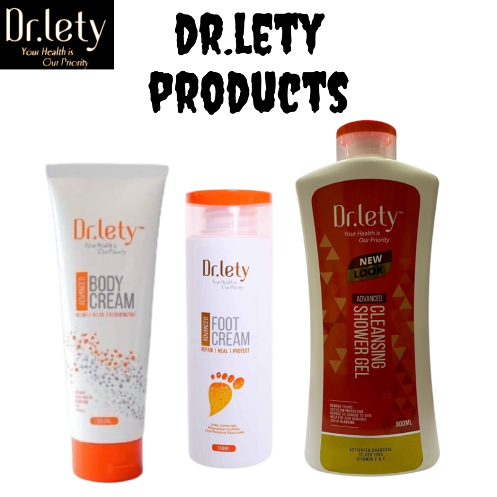 Dr.Lety Advanced FootCream / CleansingShowerGel / BodyCream +(Buy 3 ...