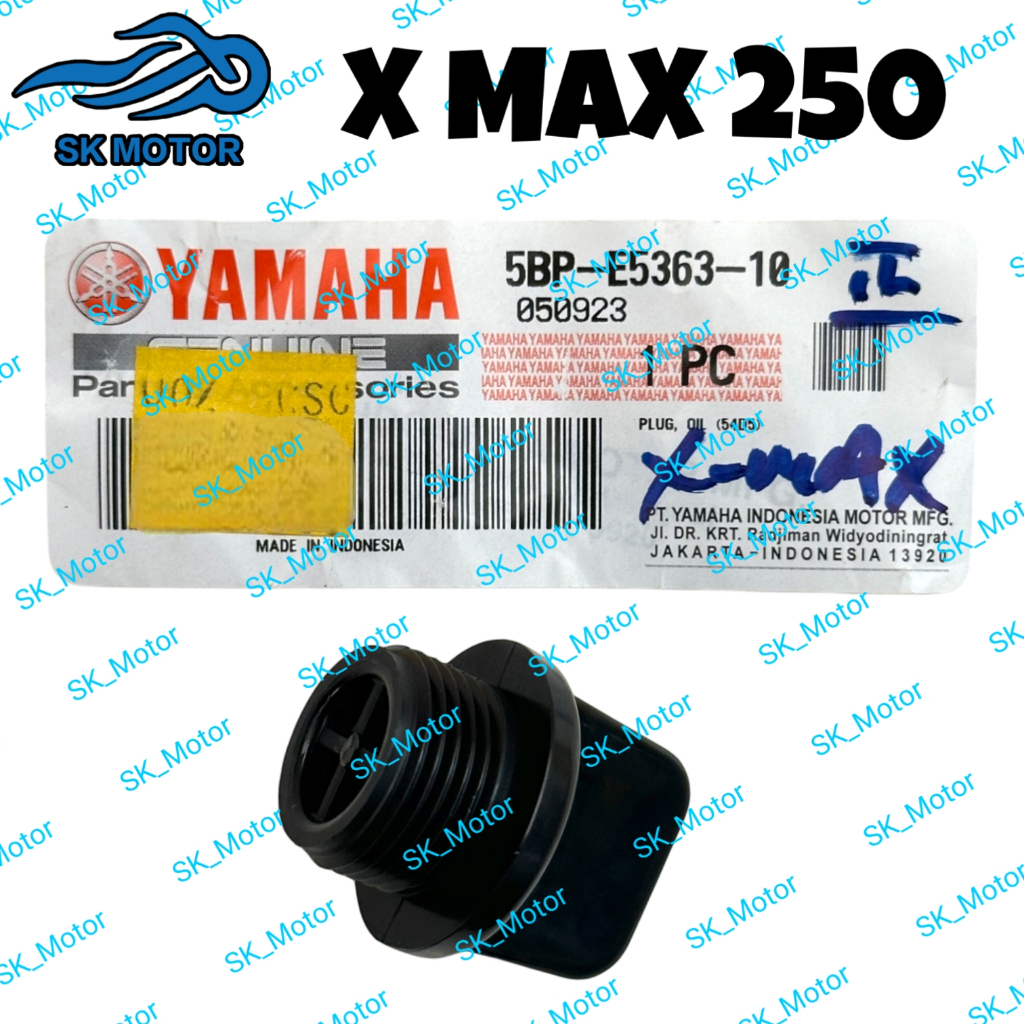 Yamaha XMAX X MAX 250 Original Oil Plug Penutup Minyak Hitam Tutup ...