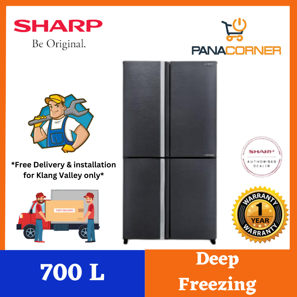 (FREE SHIPPING) SHARP Multi Door 700L Avance Refrigerator -SJF821VMSS ...