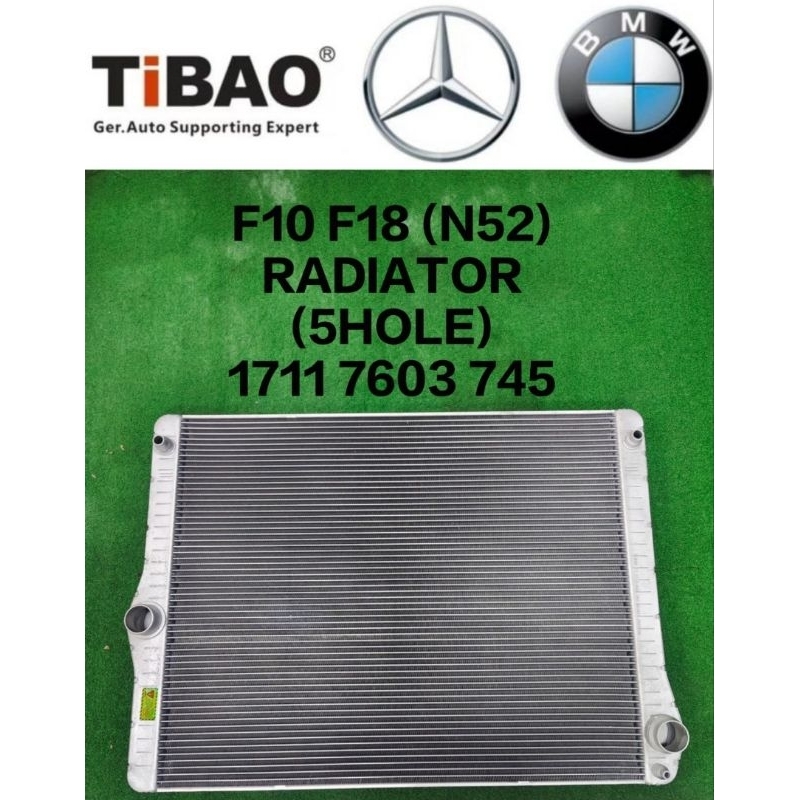 (TiBAO) BMW F10 F18 (N52) RADIATOR (5HOLE) | Shopee Malaysia