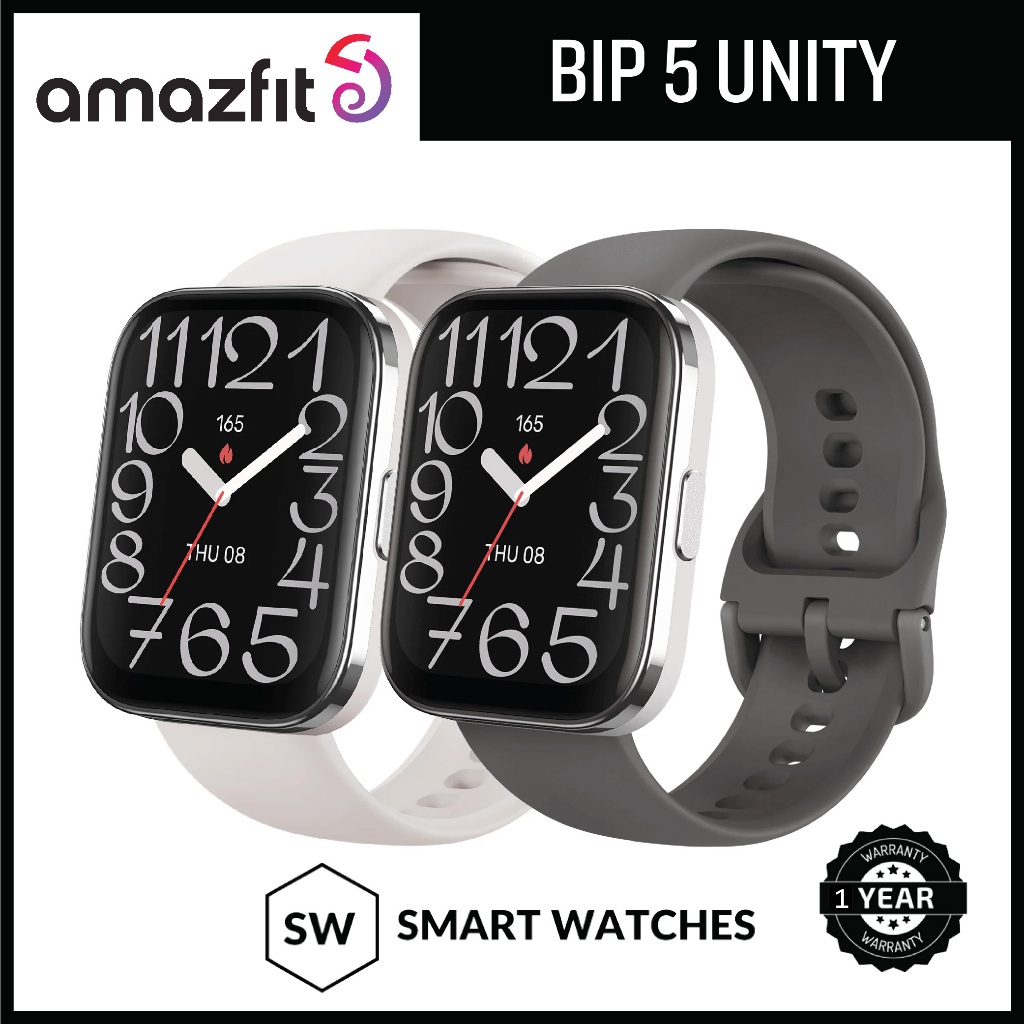 Amazfit Bip 5 Unity Smartwatch - 1 Year Warranty | Shopee Malaysia