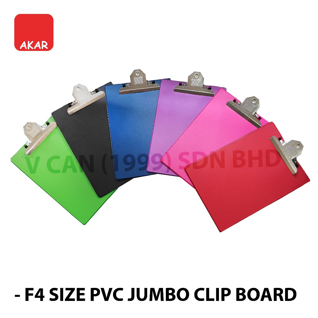 Akar Jumbo Clipboard / A4 Size Jumbo Clipboard PVC | Shopee Malaysia