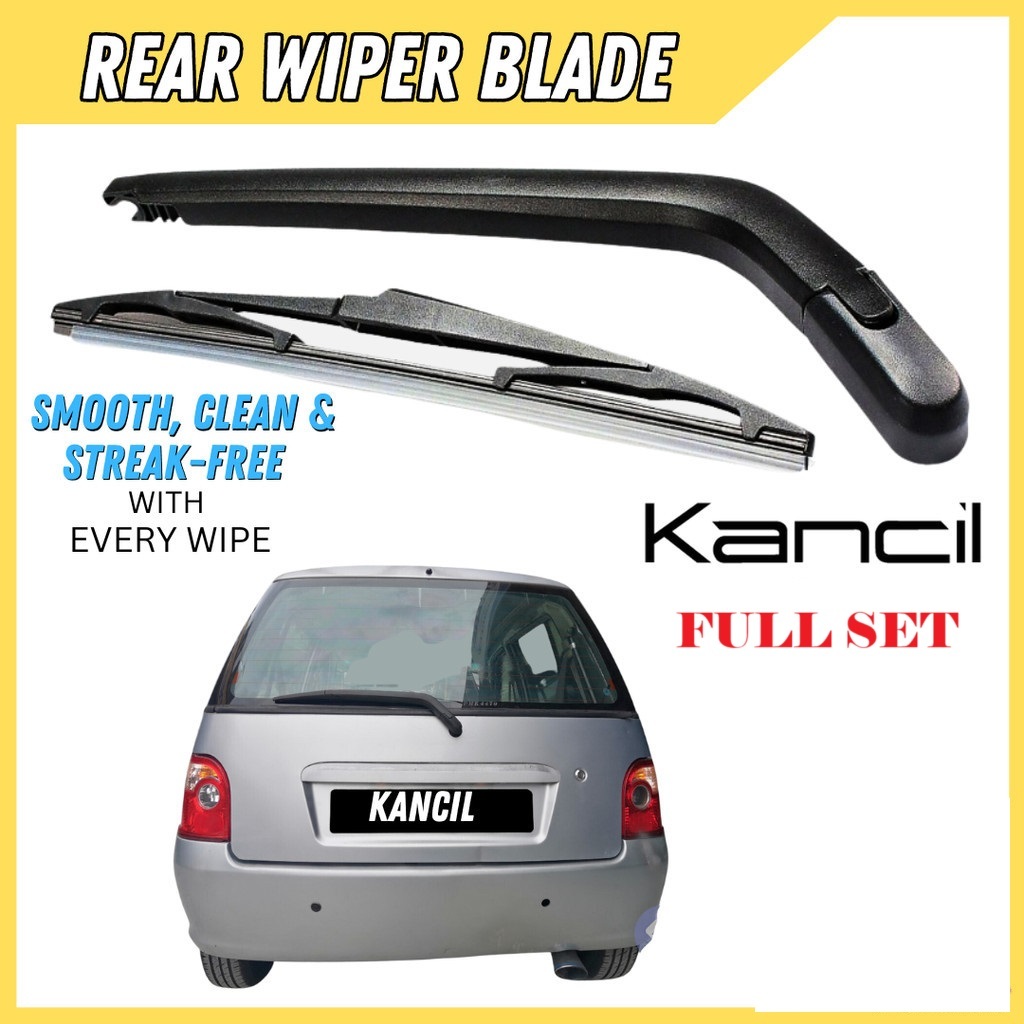 Car Window Rear Wiper Blade Arm Kancil Wiper Belakang Cermin Kereta ...