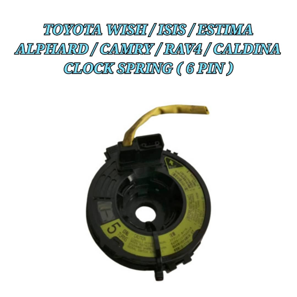 Air Bag / Clock Spring Steering Toyota Wish Isis Estima Alphard Camry ...