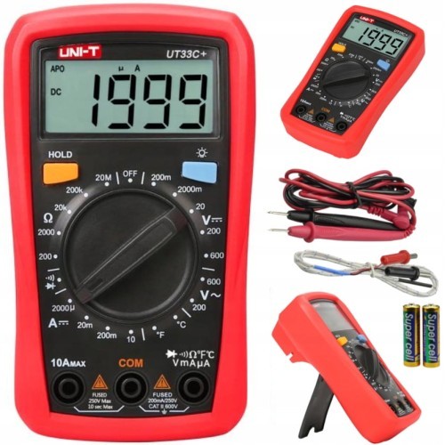 Uni-t UT33C+ Palm Size Digital Multimeter - 1 Year Warranty | Shopee Malaysia