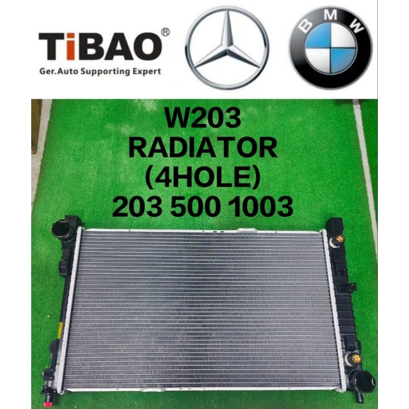 (TiBAO) BENZ W203 M111 M112 RADIATOR (4HOLE) | Shopee Malaysia