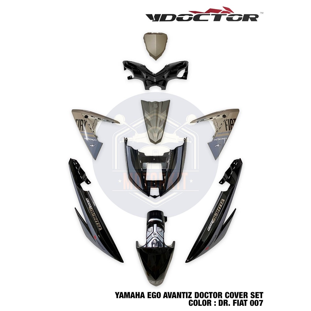 YAMAHA EGO AVANTIZ SPECIAL COLOR BODY COVER SET BATMAN FIAT MONSTER LTD ...