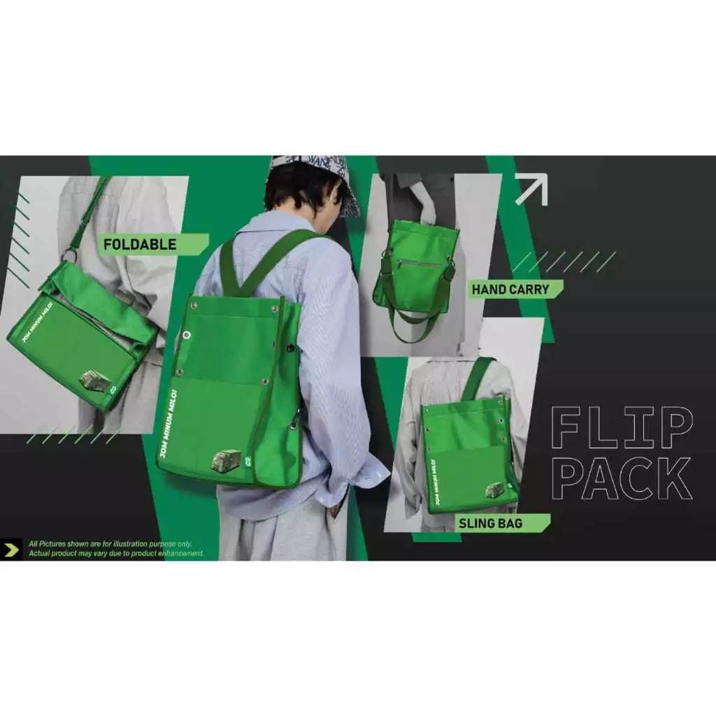 [Limited Edition] Milo Exclusive Big Capacity Flip Pack Bag | Shopee ...