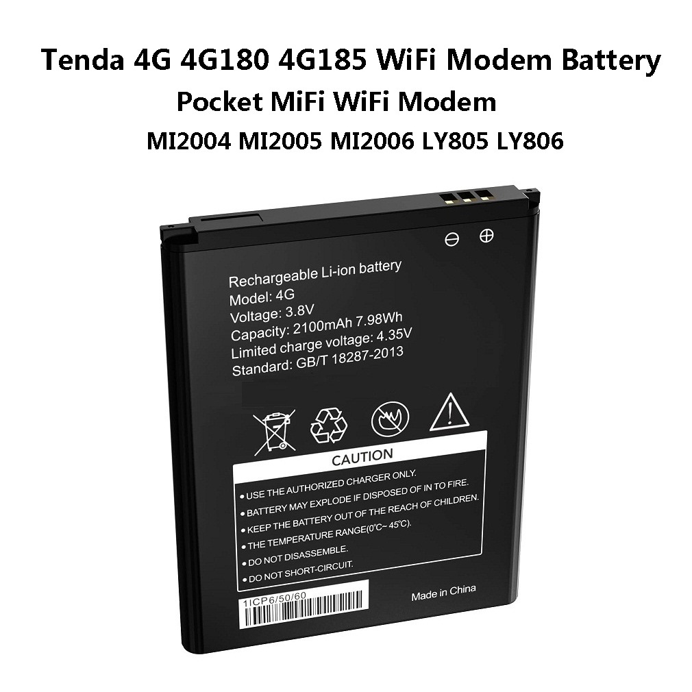 Tenda 4G LTE Pocket MiFi Modem Hotspot Mobile Wi-Fi Router 4G180 4G185 ...
