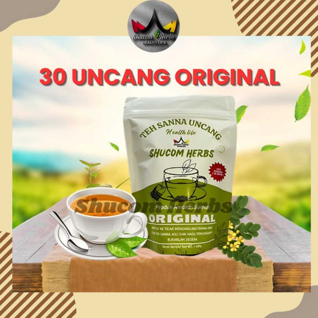 [ NASRI SHOP Readystock ] 30 UNCANG ORIGINAL 100% Daun Sanna cuci perut ...