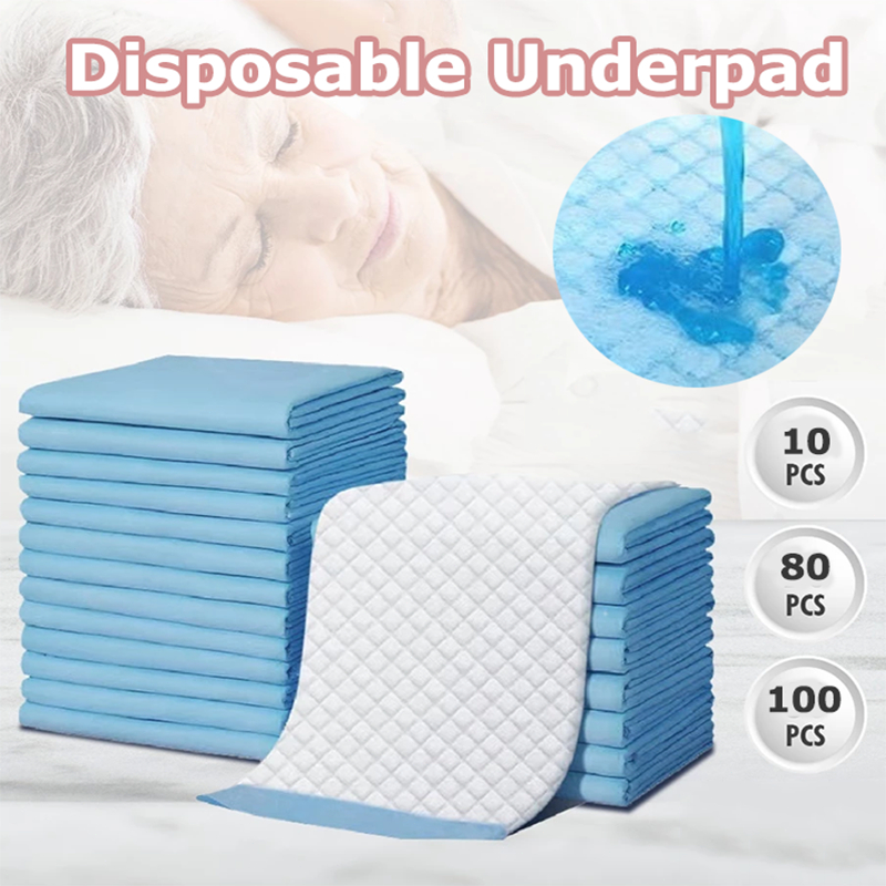 Disposable Underpad Absorption Pad Adult Elderly Patient Care Under Bed ...