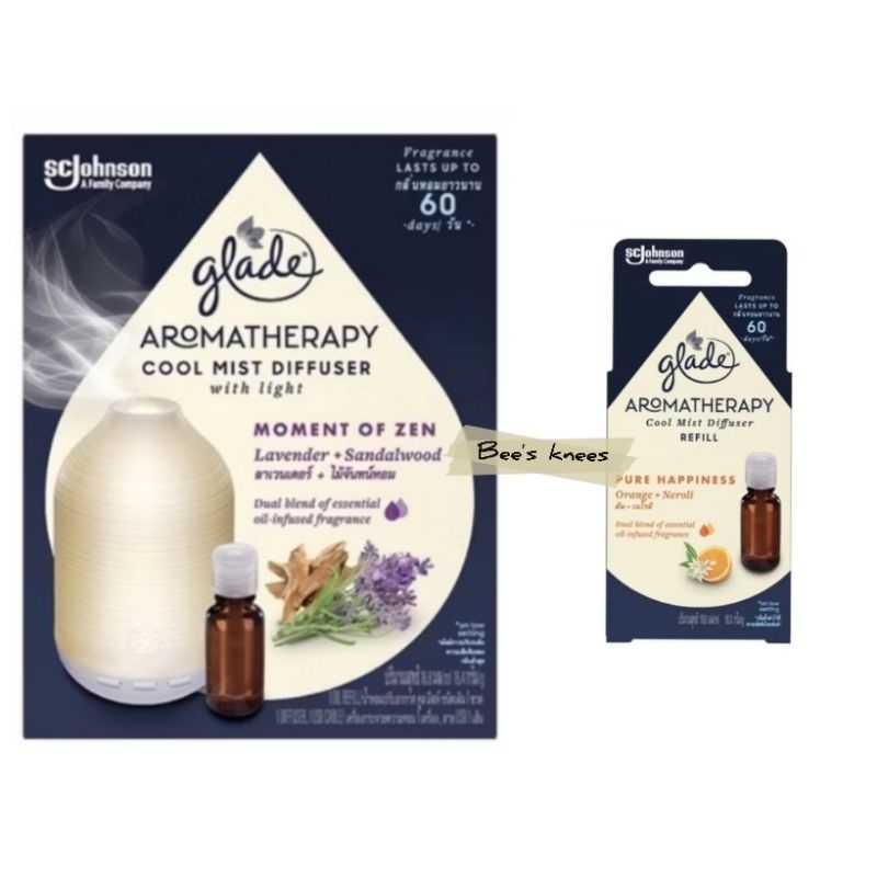 GLADE Aromatherapy Diffuser Lavender + sandalwood orange + neroli 16 ...