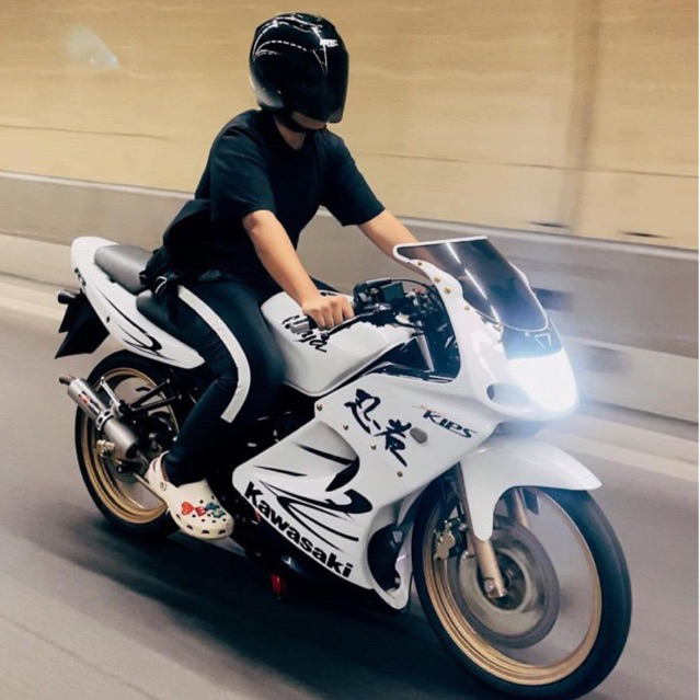 KAWASAKI RR150 COVERSET RR150 MALAYSIA PUTIH KENJI CUSTOM DESIGN | Shopee Malaysia