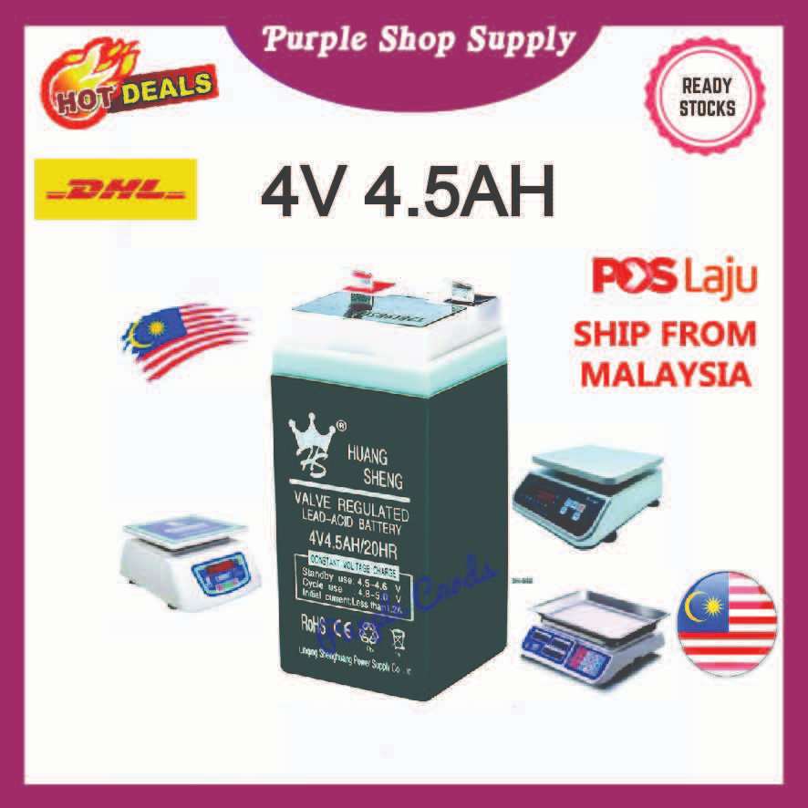 Rechargeable Battery 4V 4.5AH / 4V 4.5AH Sealed Lead Acid Rechargeable ...