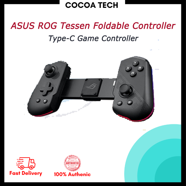 ASUS ROG Tessen Foldable Game Controller Type-C Gamepad For Android 18W ...