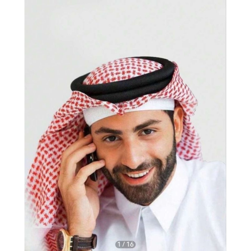 🔥Egal Arab Serban Arabian Headwear kopiah arab ghutra lilit kepala ...