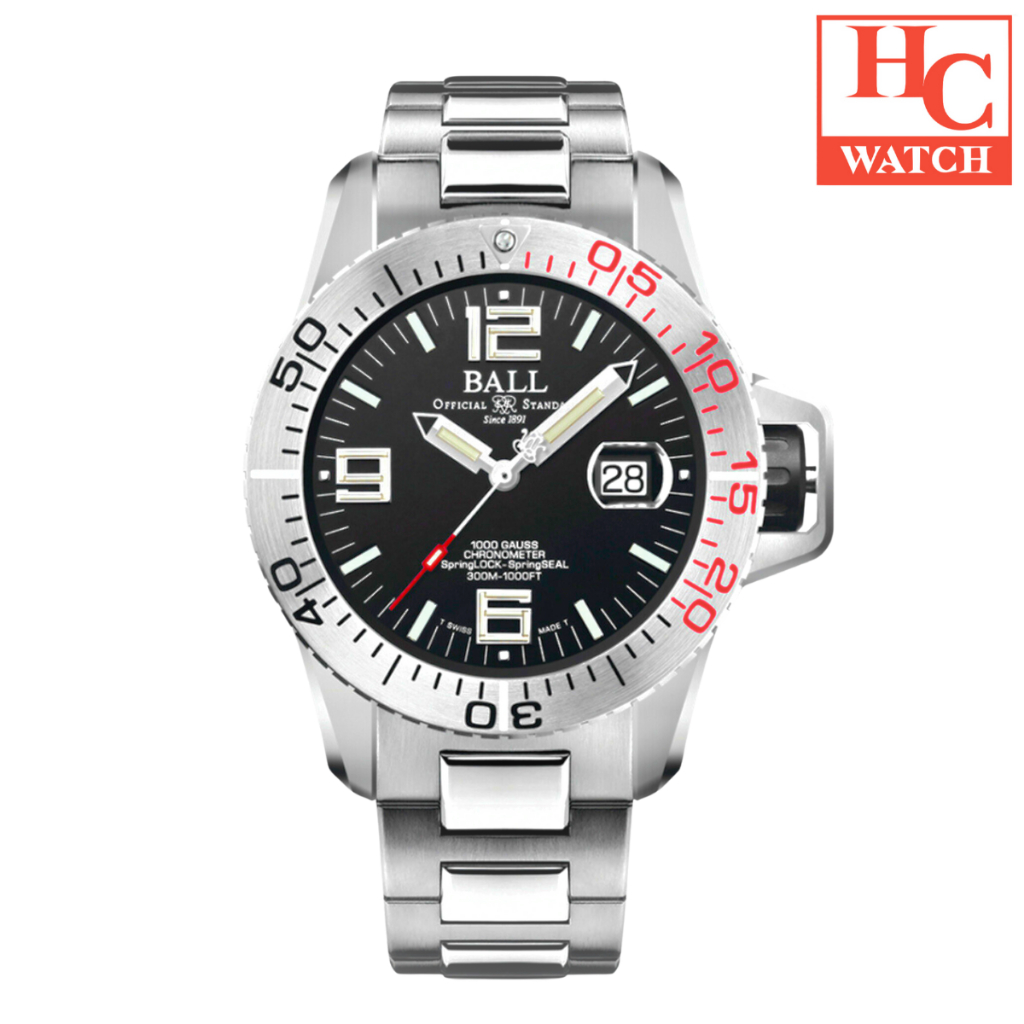 BALL Engineer Hydrocarbon EOD 42mm Titanium Gent's Watch DM3200A-S1C-BK ...
