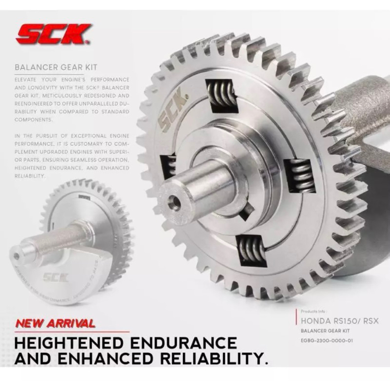 Honda Rs150 Rsx Racing Crankshaft Balancer Engine Belancer shaft SCK ...