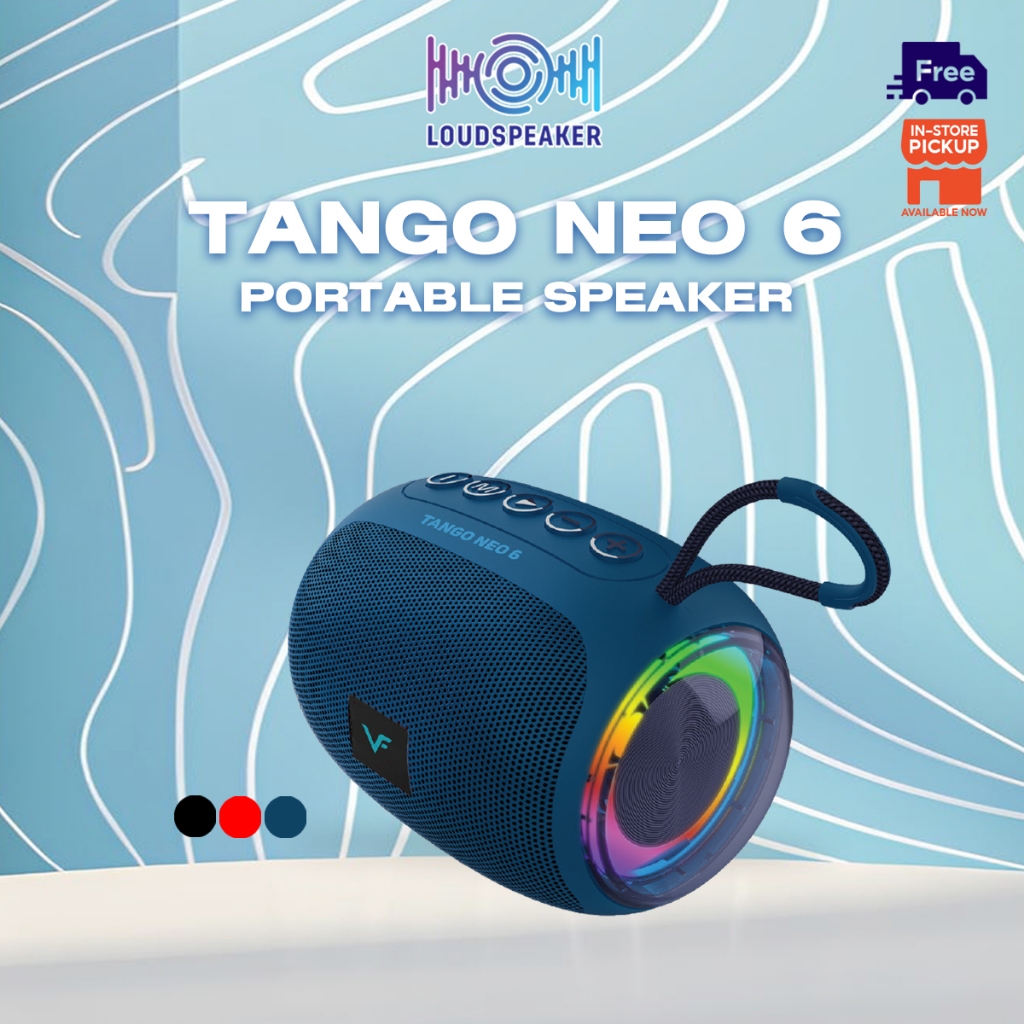 Vinnfier VF Tango Neo 6 LED Light Bluetooth Mini Speaker Extra Bass ...