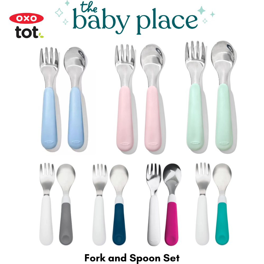 OXO Tot Fork & Spoon Set | Shopee Malaysia