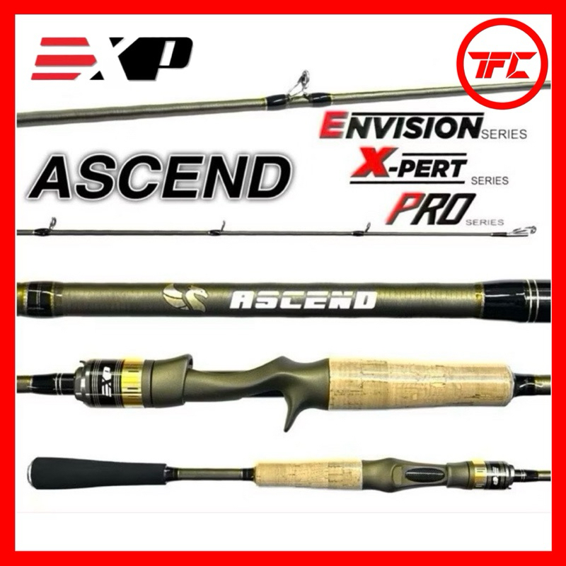 EXP ASCEND PRO Series Baitcast & Spinning Rod BC Baitcasting Casting ...