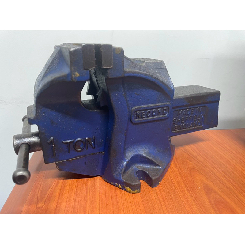 Used Rare 1 Ton Record Vice Made In Sheffield Engalnd Ragum Vintage ...