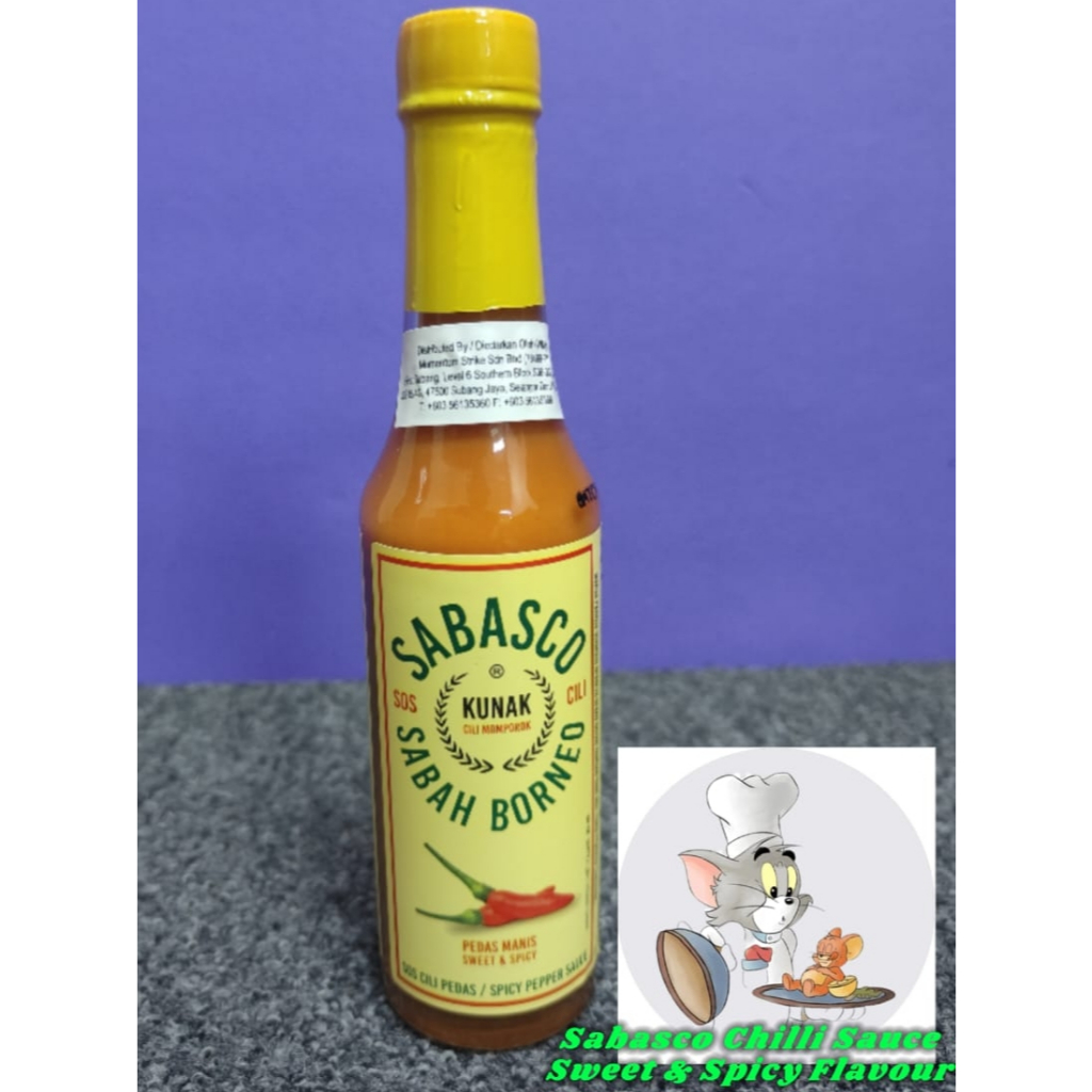 (Sabah) Sabasco Chilli Sauce Sweet & Spicy Flavour (80ml) | Shopee Malaysia