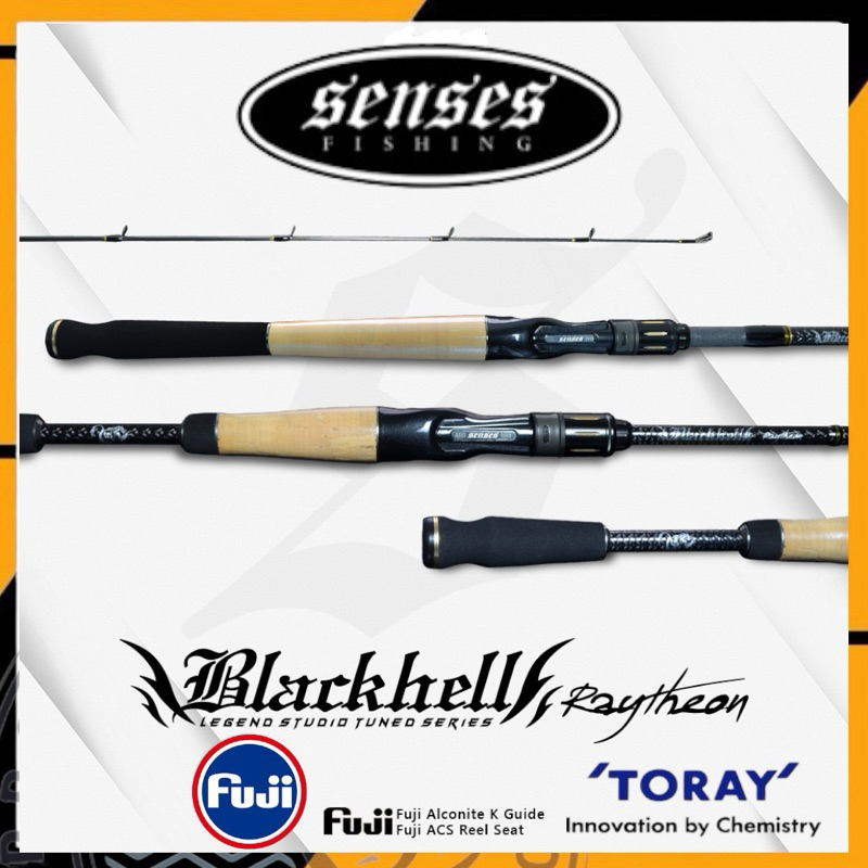 Senses Blackhell The Raytheon Legend Studio Tuned FISHING ROD | Shopee ...