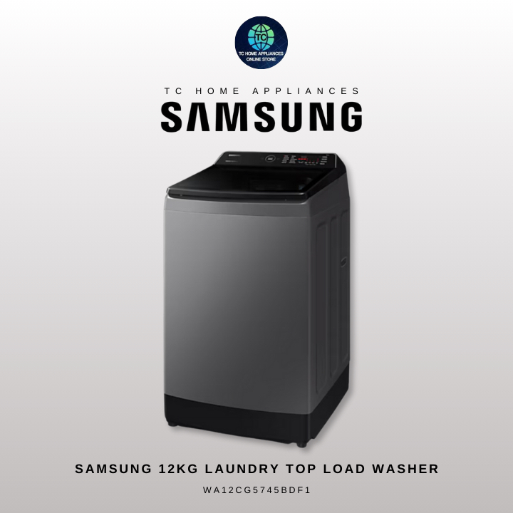 SAMSUNG 12KG LAUNDRY TOP LOAD WASHER (WA12CG5745BDF1) | Shopee Malaysia