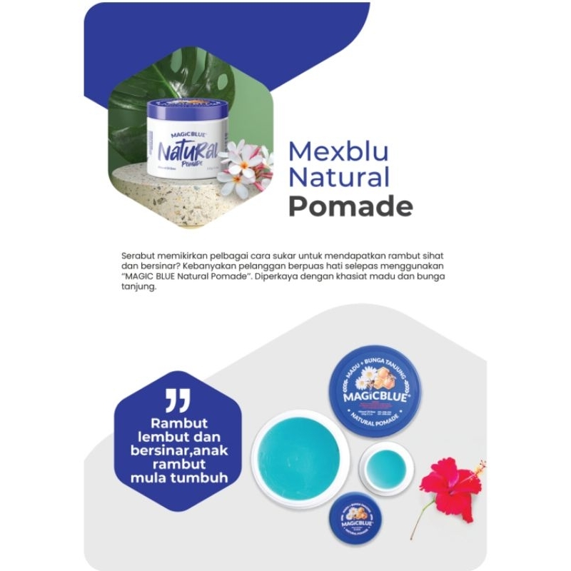 POMADE MEX BLUE (MAGIC BLUE) | Shopee Malaysia