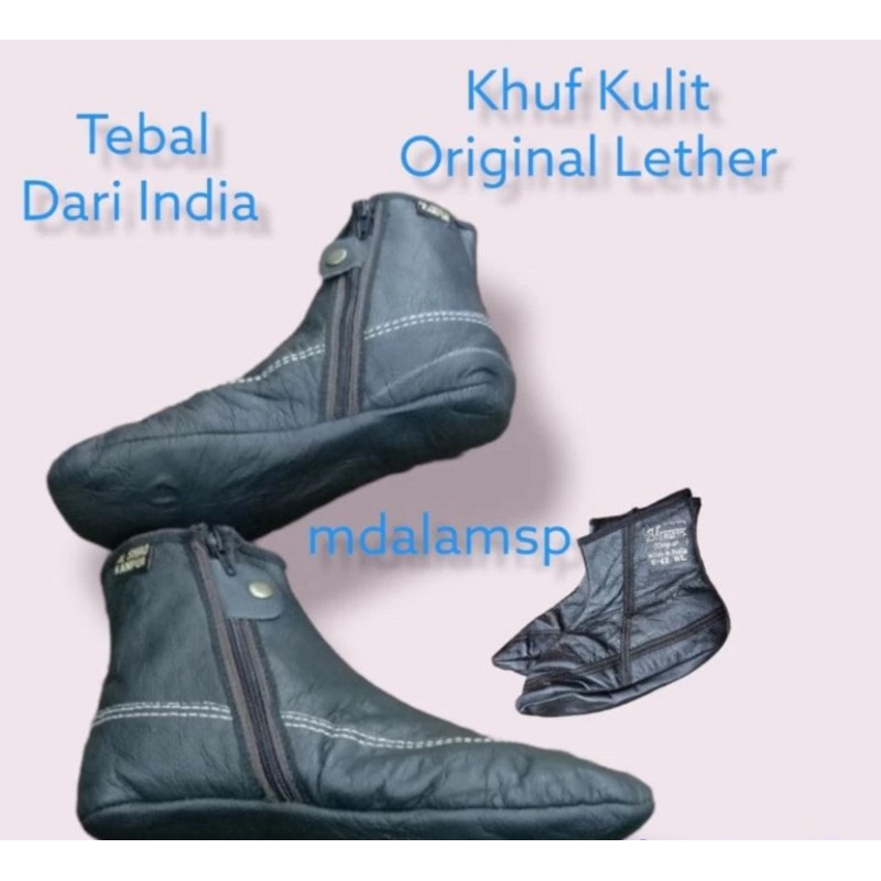 Khuf Atau kasut Kulit Alas Kaki 💯% original leather tebal @ Kasut tawaf ...