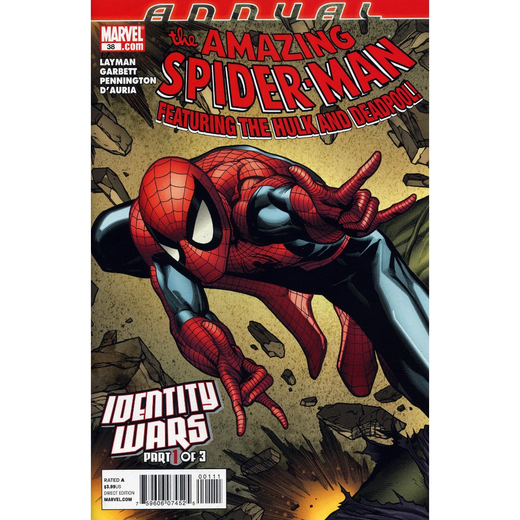 Deadpool/Amazing Spider-Man/Hulk: Identity Wars COMIC Issue 1-3 ...