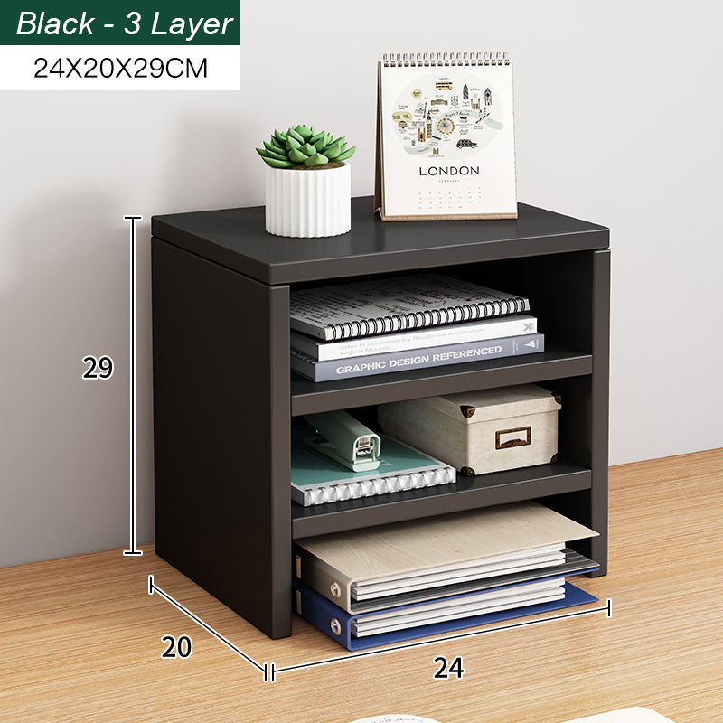 RR-Monitor Stand Desktop Storage Rack Computer Elevated Frame Keyboard ...