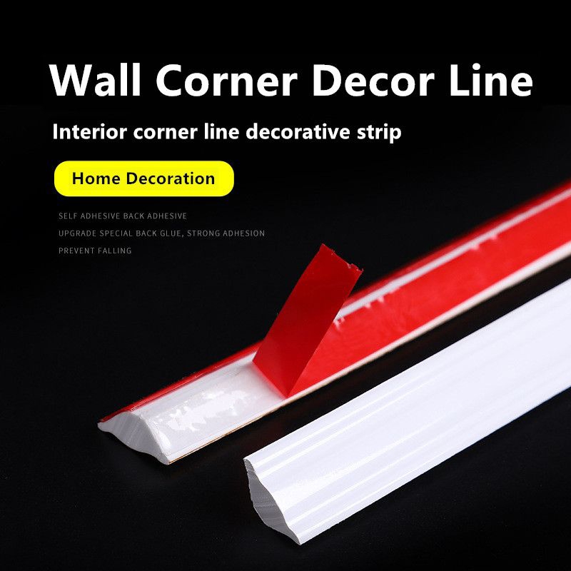 5 Meter PVC Border Strip Wall Corner Decor Line Ceiling Decoration ...