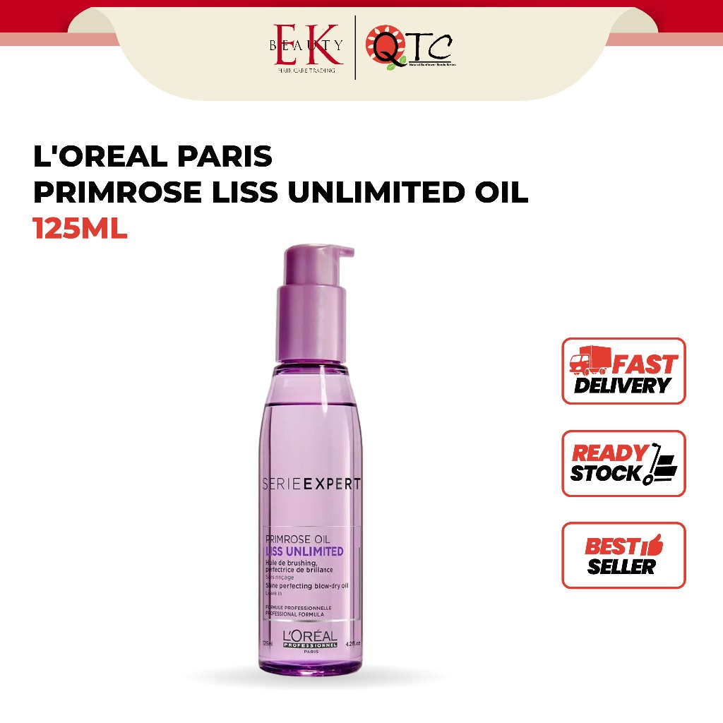L'Oreal Paris Primrose Liss Unlimited Oil (125ml) | Shopee Malaysia