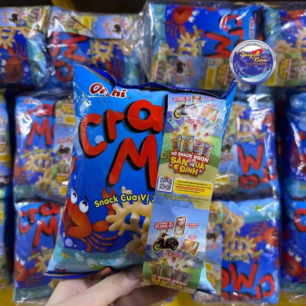 Oishi 7 Vi - Snack Xot Chua Ngot / Tom Cay / Bi Do Vi Bo Nuong / Pho Mai / Bap Vi Sua / Muoi Ot ...