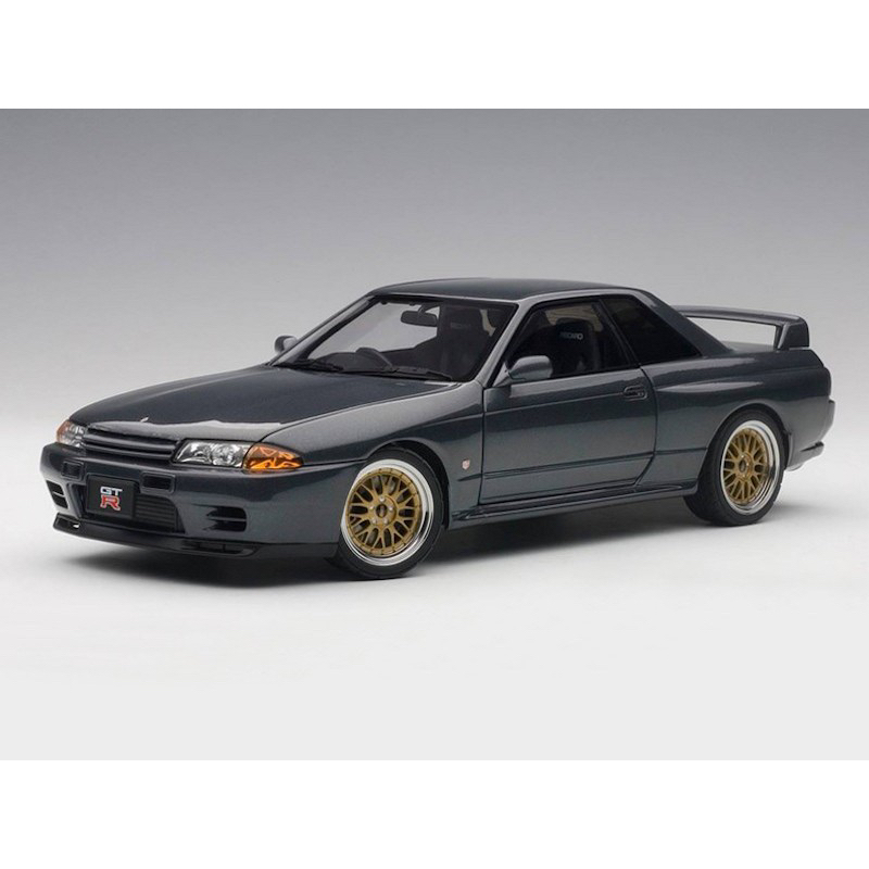 AUTOart 1:18 Nissan Skyline GTR R32 Gunmetal Grey with BBS LM Wheels | Shopee Malaysia