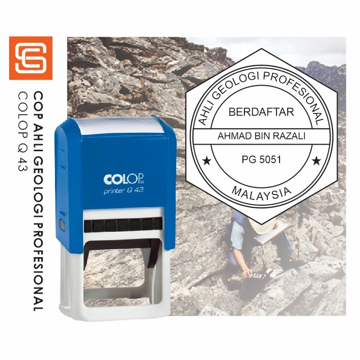 COP AHLI GEOLOGI PROFESIONAL BERDAFTAR (COLOP Q43) | Shopee Malaysia
