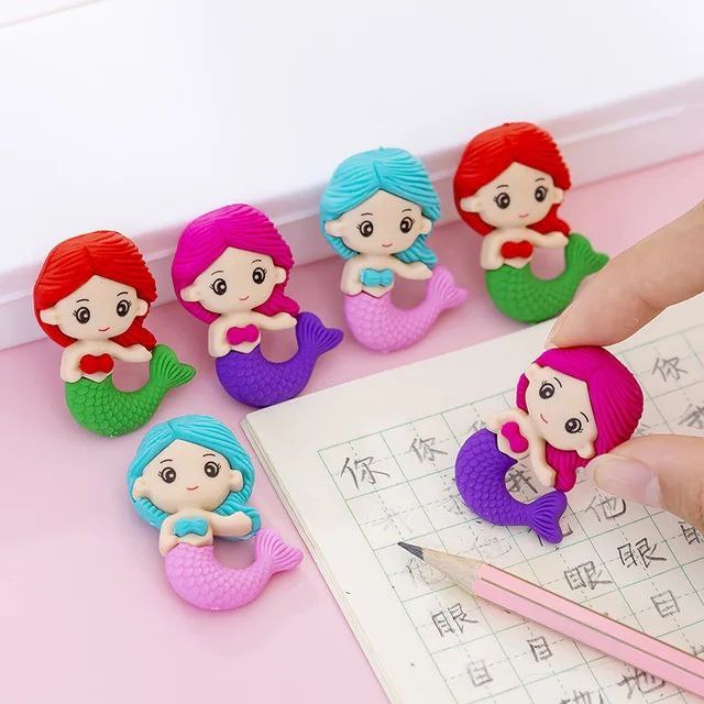 Mini 3D Mermaid Eraser | Shopee Malaysia
