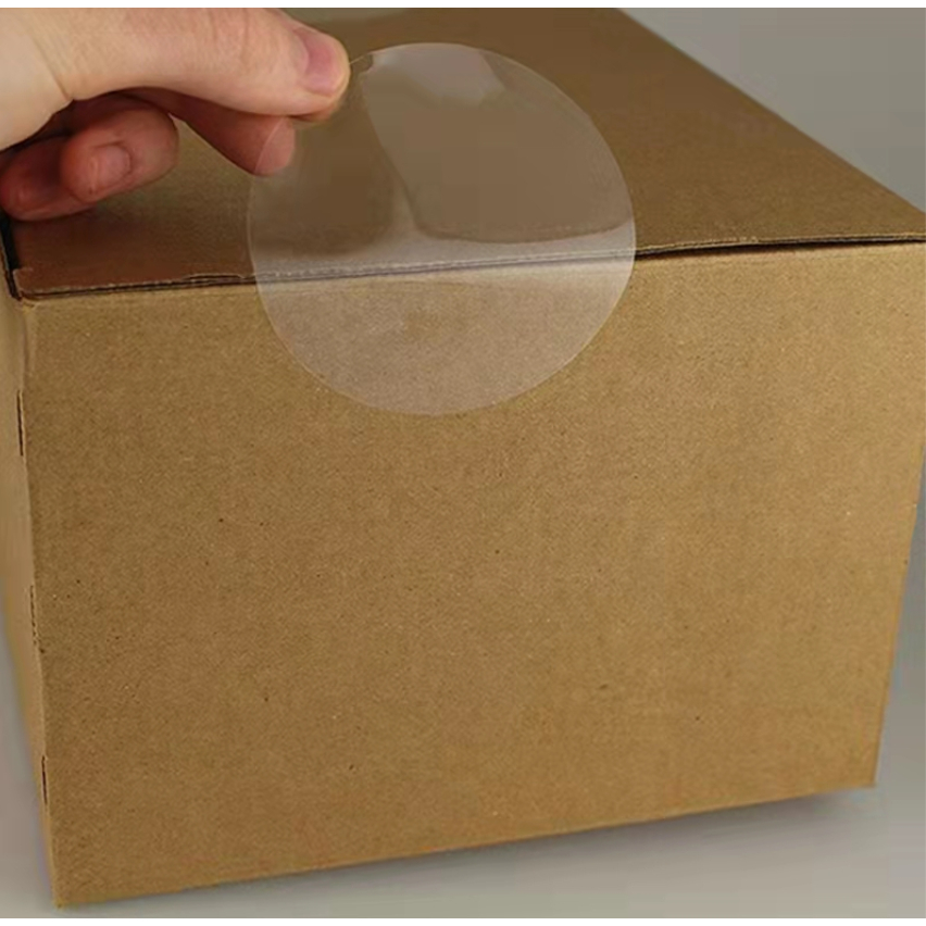 Transparent Self-adhesive Sealing Stickers 2CM/3CM Round Transparent ...